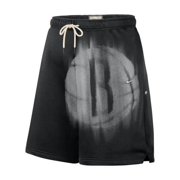 Nike Brooklyn Nets Standard Issue Fleece Basketball Shorts - Black