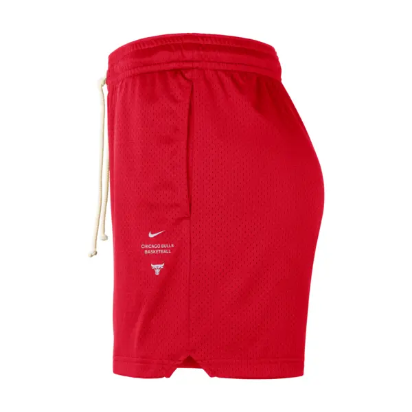 Nike Chicago Bulls Standard Issue Dri-fit 5" Basketball Mesh Shorts - Red