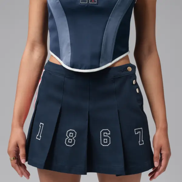 JORDAN Brooklyn X Howard University Pleated Skirt