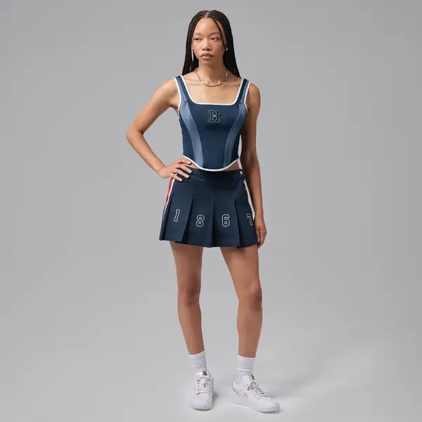 JORDAN Brooklyn X Howard University Pleated Skirt