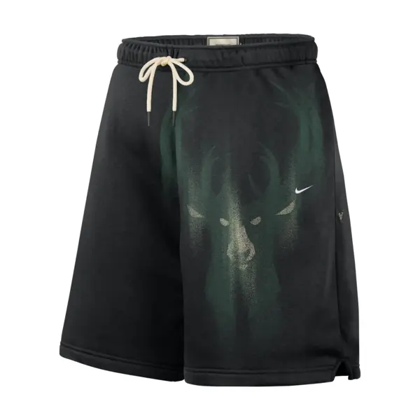 Nike Milwaukee Bucks Standard Issue Fleece Basketball Shorts