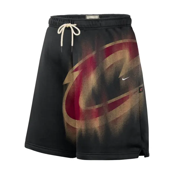 Nike Cleveland Cavaliers Standard Issue Fleece Basketball Shorts - Black