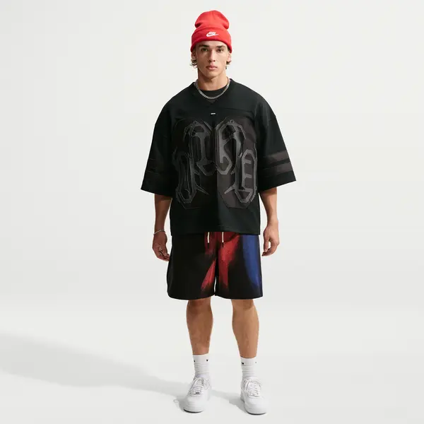 Nike Philadelphia 76ers Standard Issue Fleece Basketball Shorts - Black