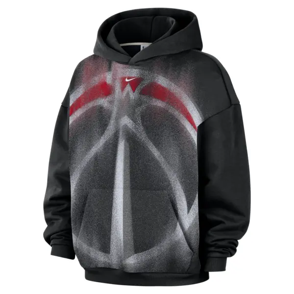 Nike Washington Wizards Standard Issue Nba Fleece Basketball Hoodie - Black
