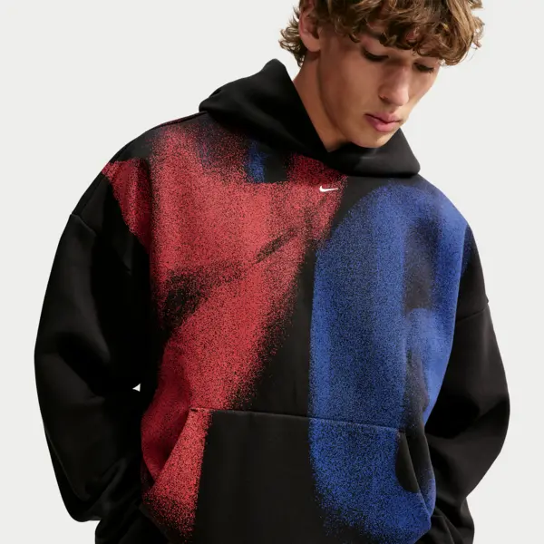 Nike Philadelphia 76ers Standard Issue Nba Fleece Basketball Hoodie - Black