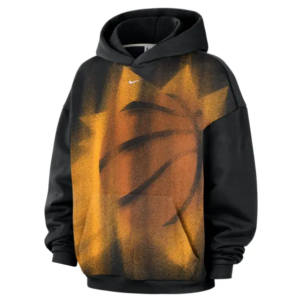Nike Phoenix Suns Standard Issue Nba Fleece Basketball Hoodie - Black