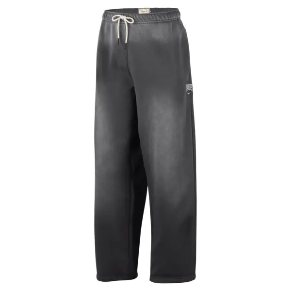Nike Los Angeles Lakers Standard Issue Fleece Open-hem Basketball Pants - Grey