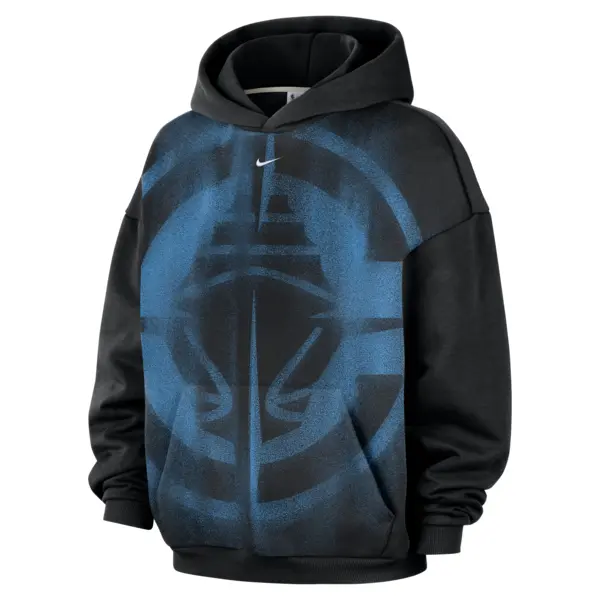 Nike La Clippers Standard Issue Nba Fleece Basketball Hoodie - Black