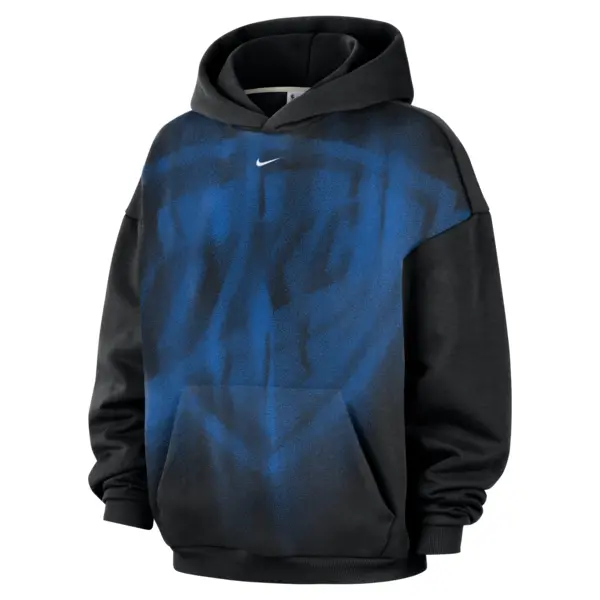 Nike Oklahoma City Thunder Standard Issue Nba Fleece Basketball Hoodie - Black