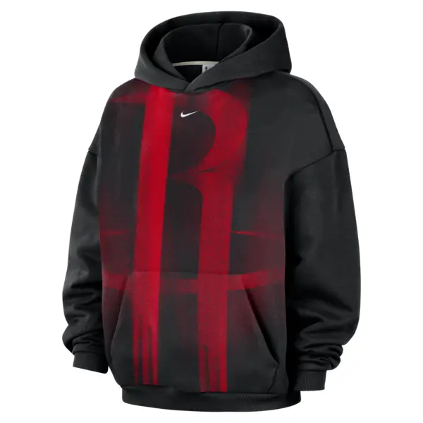 Nike Houston Rockets Standard Issue Nba Fleece Basketball Hoodie - Black