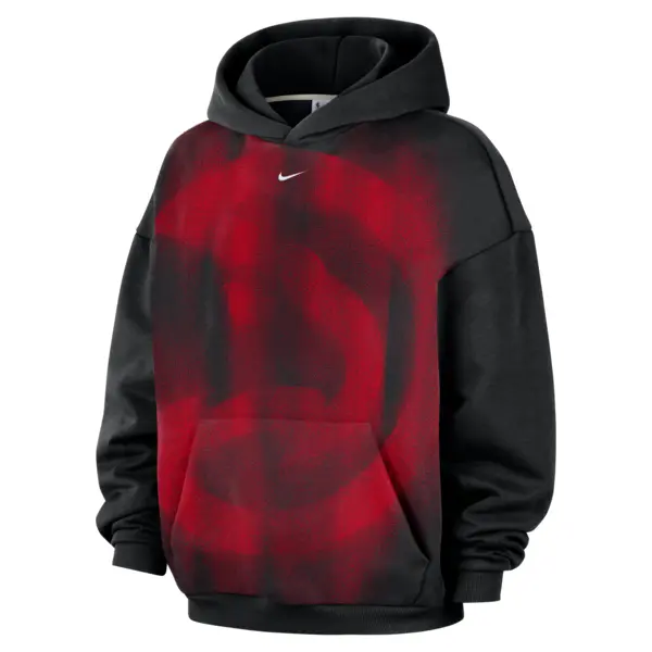 Nike Atlanta Hawks Standard Issue Nba Fleece Basketball Hoodie - Black