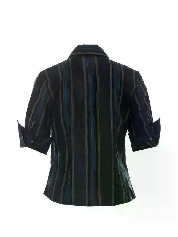 VIVIENNE WESTWOOD Stripe-pattern Pointed-collar Shirt