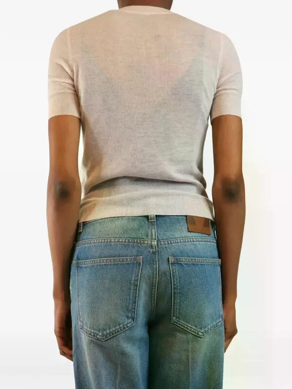 JOSEPH Short-sleeved Cashmere T-shirt