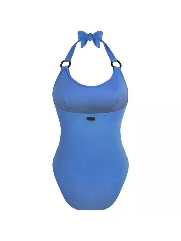 Vilebrequin Terry-effect Halterneck Swimsuit
