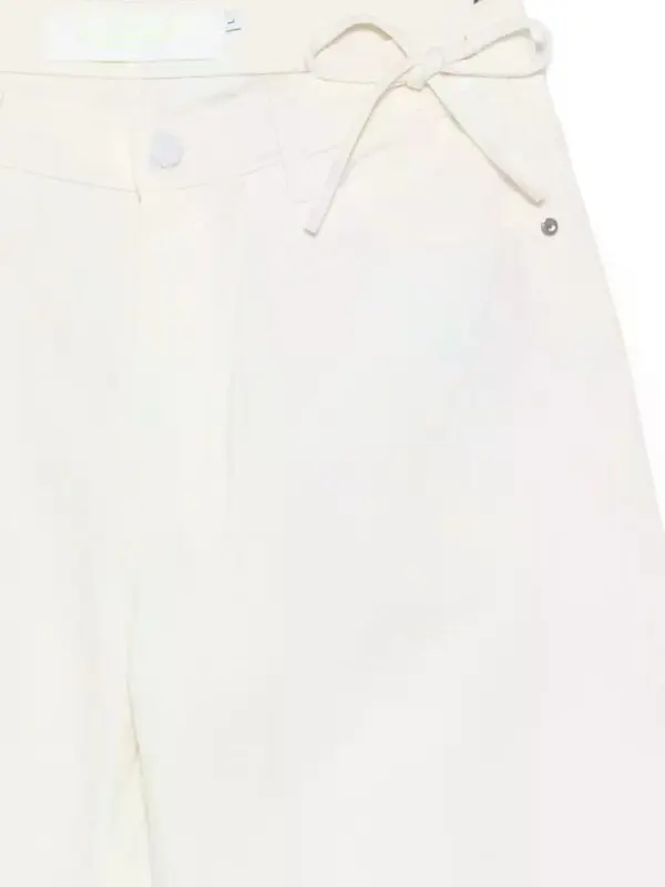 NEW AMSTERDAM SURF ASSOCIATION Tie-fastening Wide-leg Jeans
