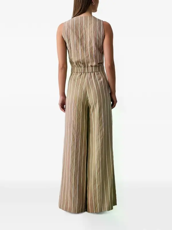 MORGAN Striped Wide-leg Jumpsuit