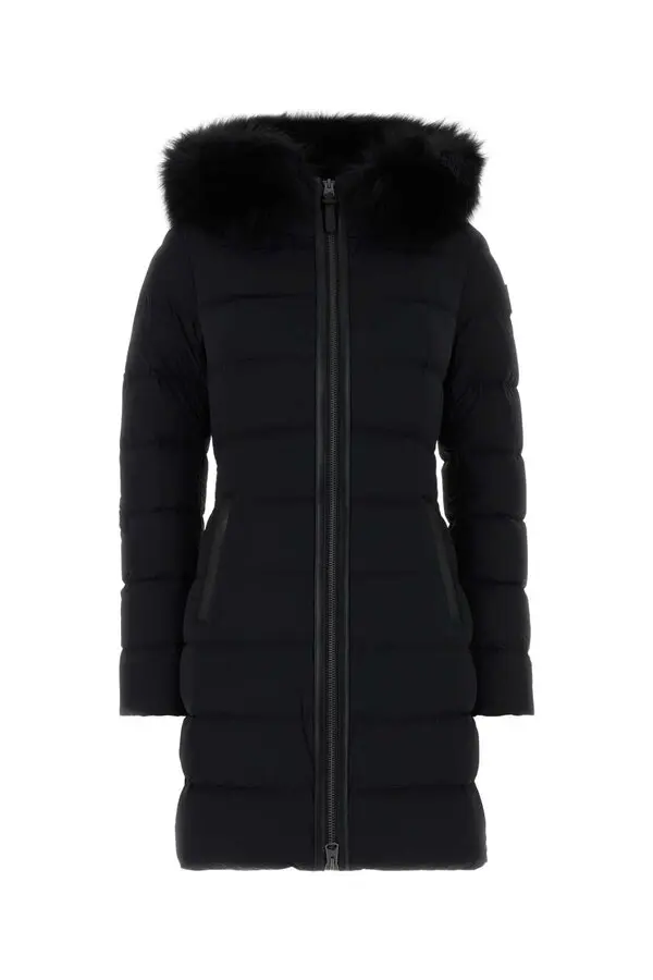 Mackage Stretch Nylon Calla Down Jacket - Black