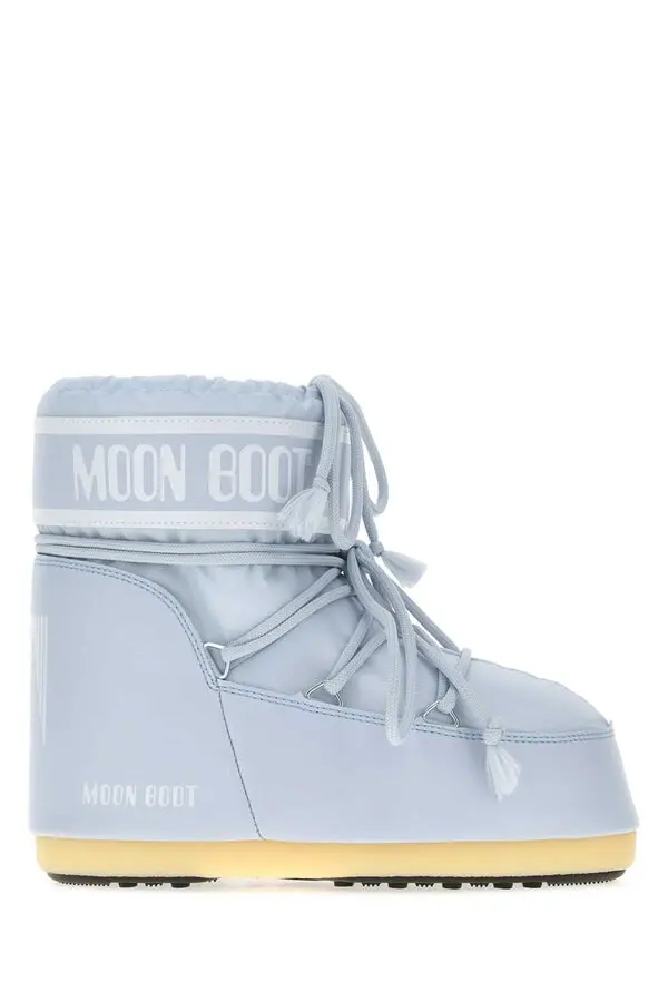 Moon Boot Pastel Light- Nylon Icon Low Ankle Boots - Blue