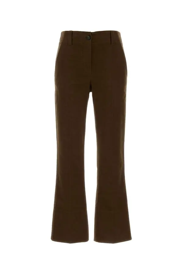 Brunello Cucinelli Stretch Cotton Cigarette Pant