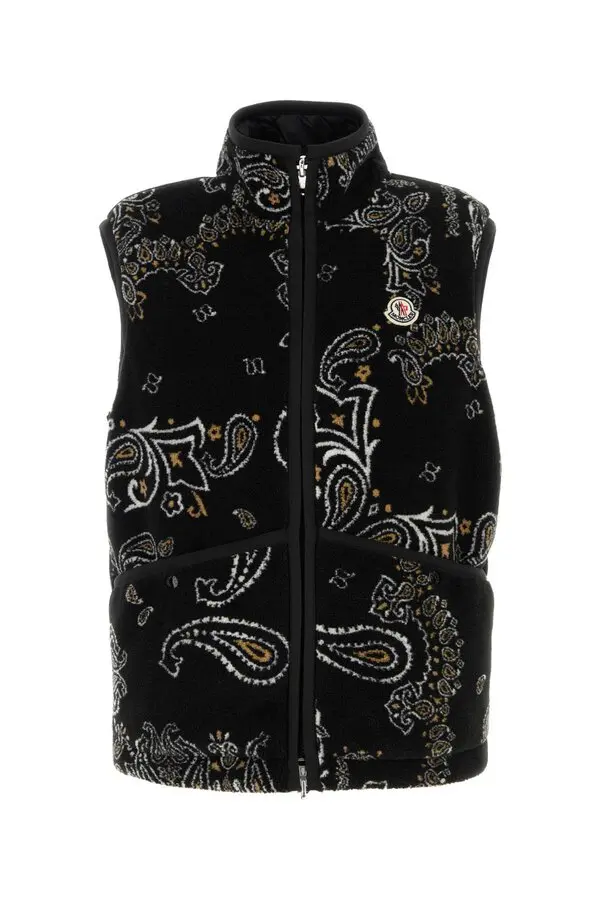 Moncler Printed Teddy Reversible Vest