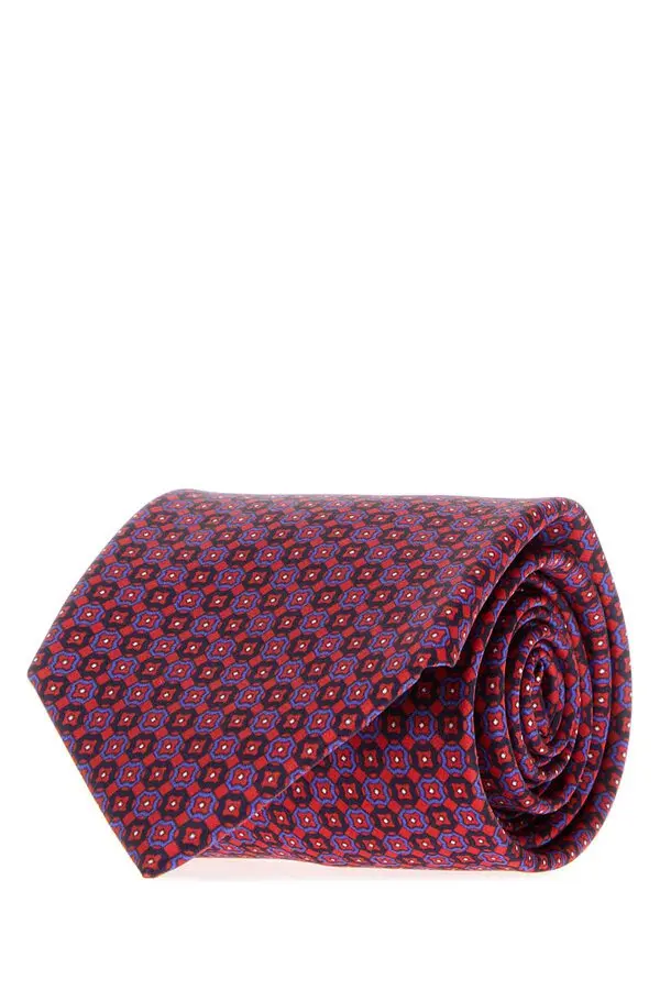 Brioni Embroidered Silk Tie