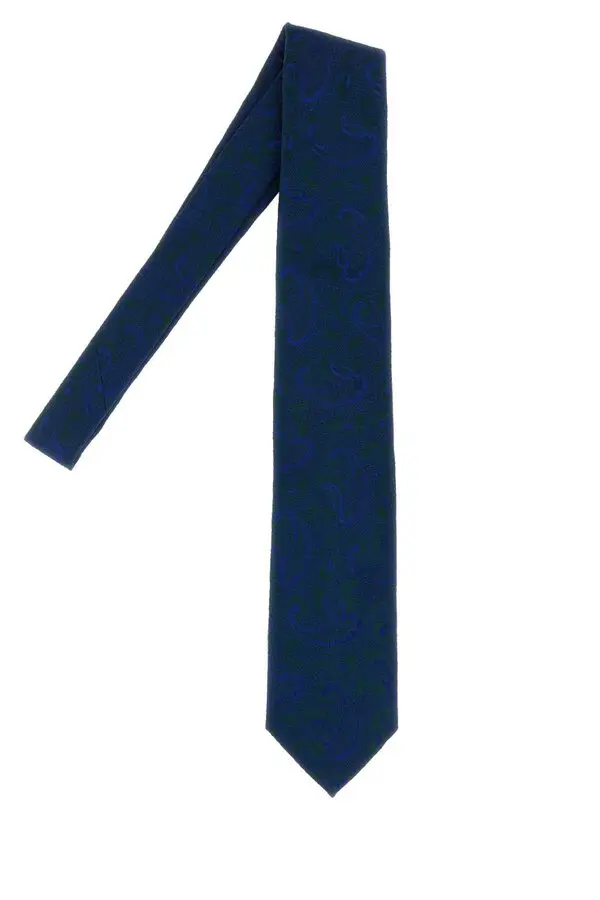 Brioni Embroidered Silk Tie