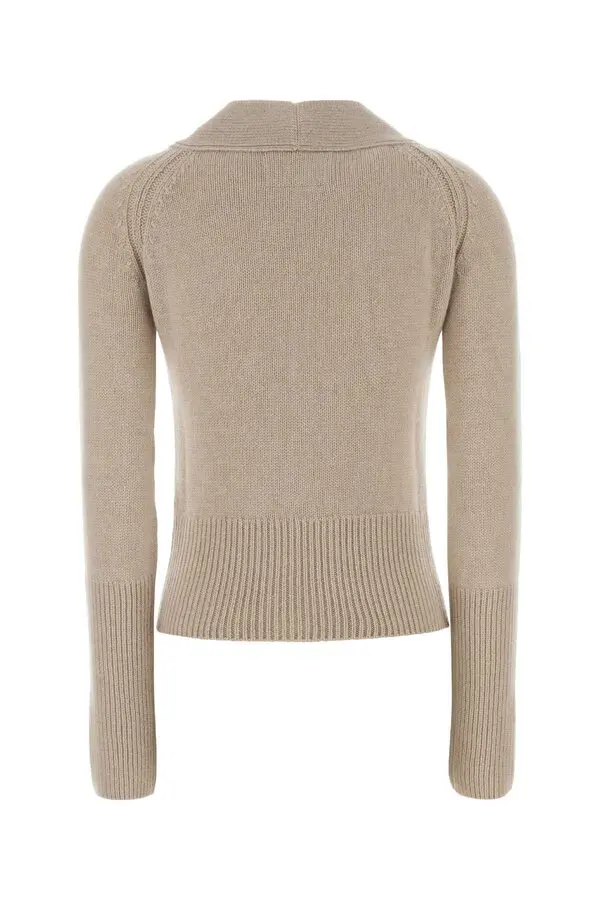 ERMANO SCERVINO Ermanno Scervino Sand Cashmere Cardigan