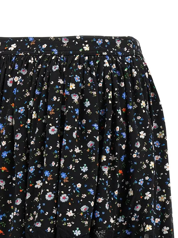 Rabanne Floral Lace Skirt
