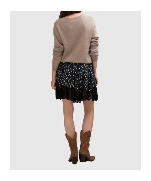 Rabanne Floral Lace Skirt