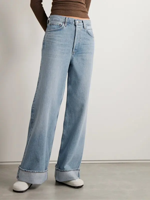 AGOLDE High-rise Wide-leg Jeans