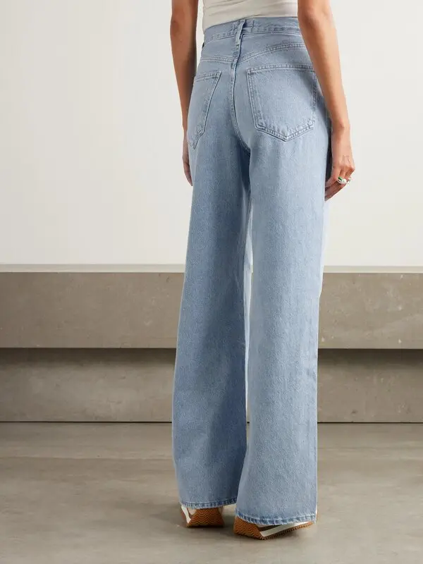 AGOLDE High-rise Wide-leg Jeans - No