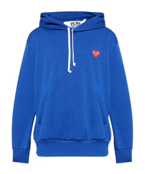 Play Comme Des Garcon Long Sleeve Sweatshirt - Blue