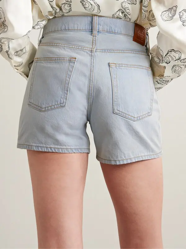 ANINE BING Dalton Organic Denim Shorts