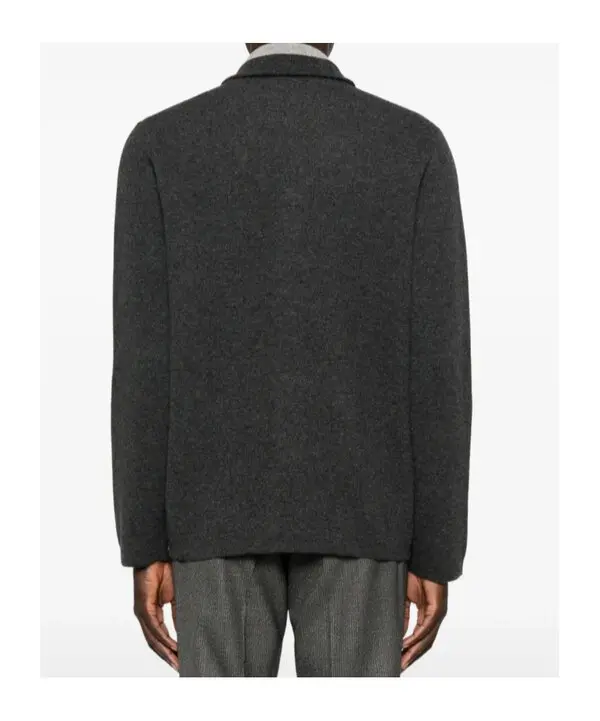 LARDINI Buttoned Patch-pocket Cardigan
