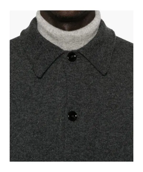 LARDINI Buttoned Patch-pocket Cardigan