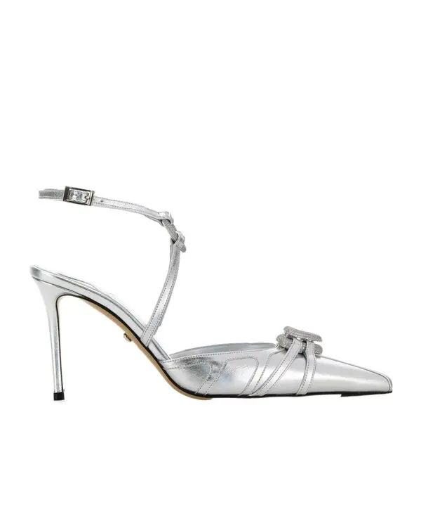 MACHMACH Mach Mach Double Heart Embellished Pumps
