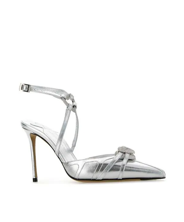 MACHMACH Mach Mach Double Heart Embellished Pumps