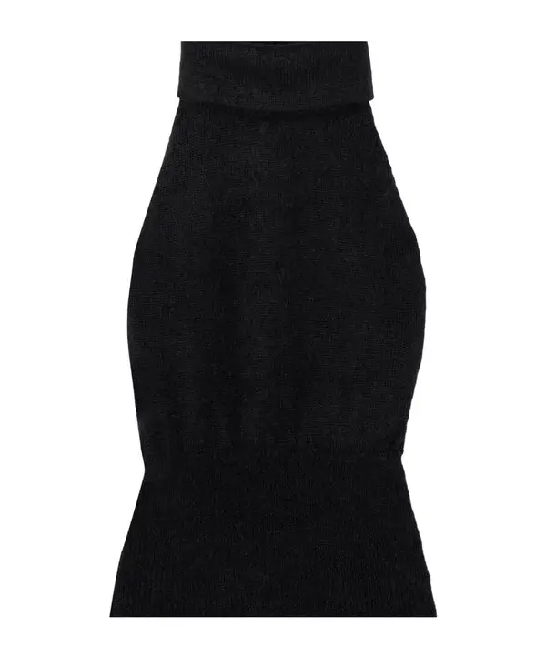 Magda Butrym Open-back Mohair-blend Turtleneck Tank