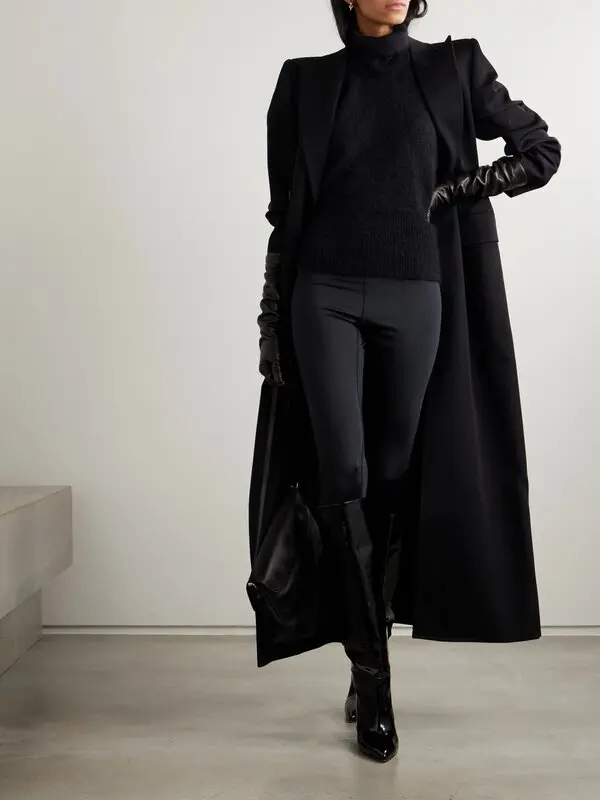 Magda Butrym Open-back Mohair-blend Turtleneck Tank