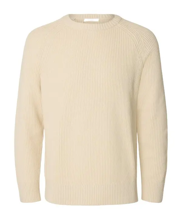 SELECTED Cotton Knitted Pullover
