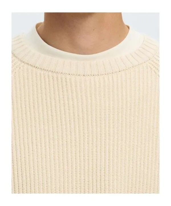 SELECTED Cotton Knitted Pullover