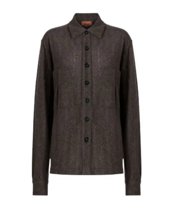 Missoni Regular-fit Long-sleeve Shirt - Brown