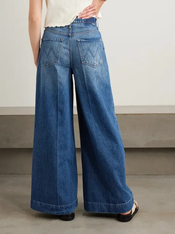 MOTHER High-rise Wide-leg Jeans
