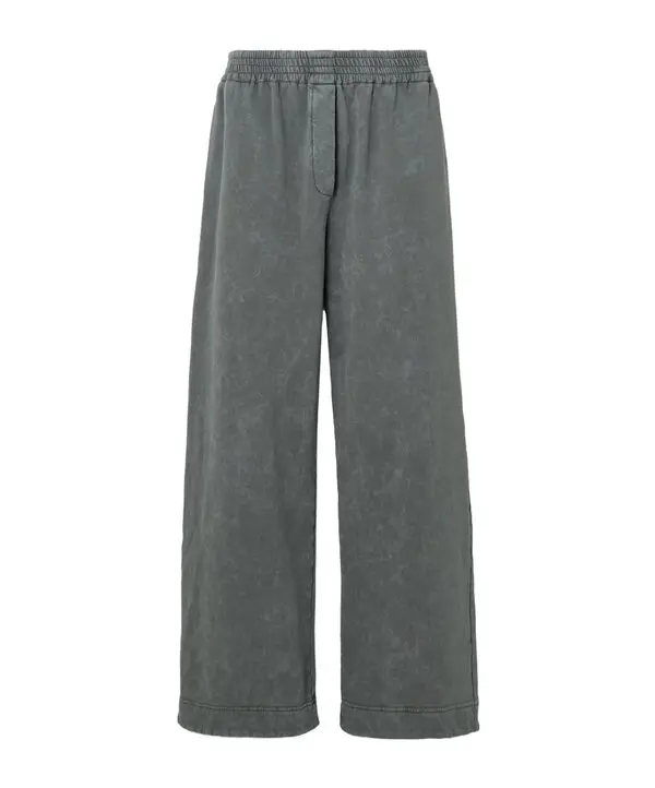 Magda Butrym Acid-wash Cotton-blend Jersey Track Pants