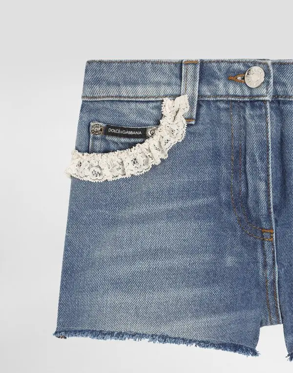 Dolce & Gabbana Lace-trim Shorts