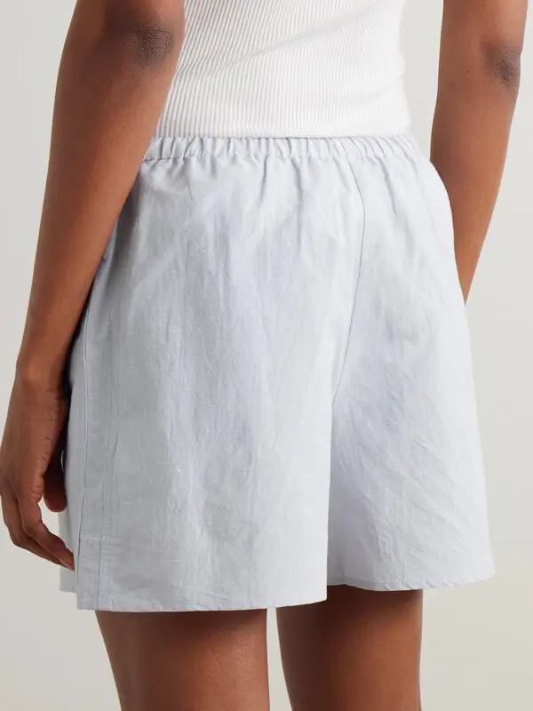 Proenza Schouler Cotton And Linen-blend Shorts