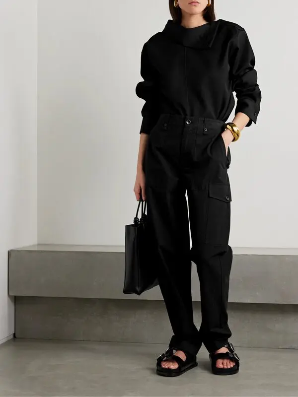 Proenza Schouler Poplin Tapered Cargo Pants