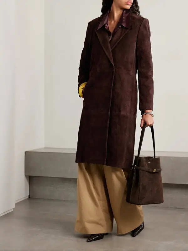 Staud Sabine Suede Coat - No