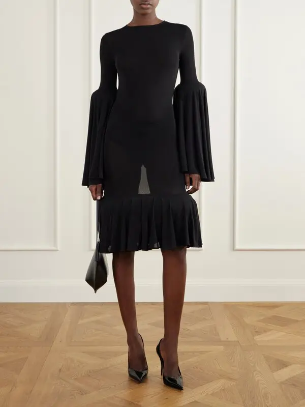 JEAN PAUL GAULTIER Gathered Knee-length Skirt