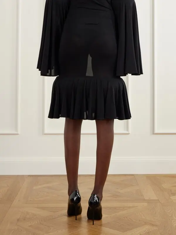 JEAN PAUL GAULTIER Gathered Knee-length Skirt